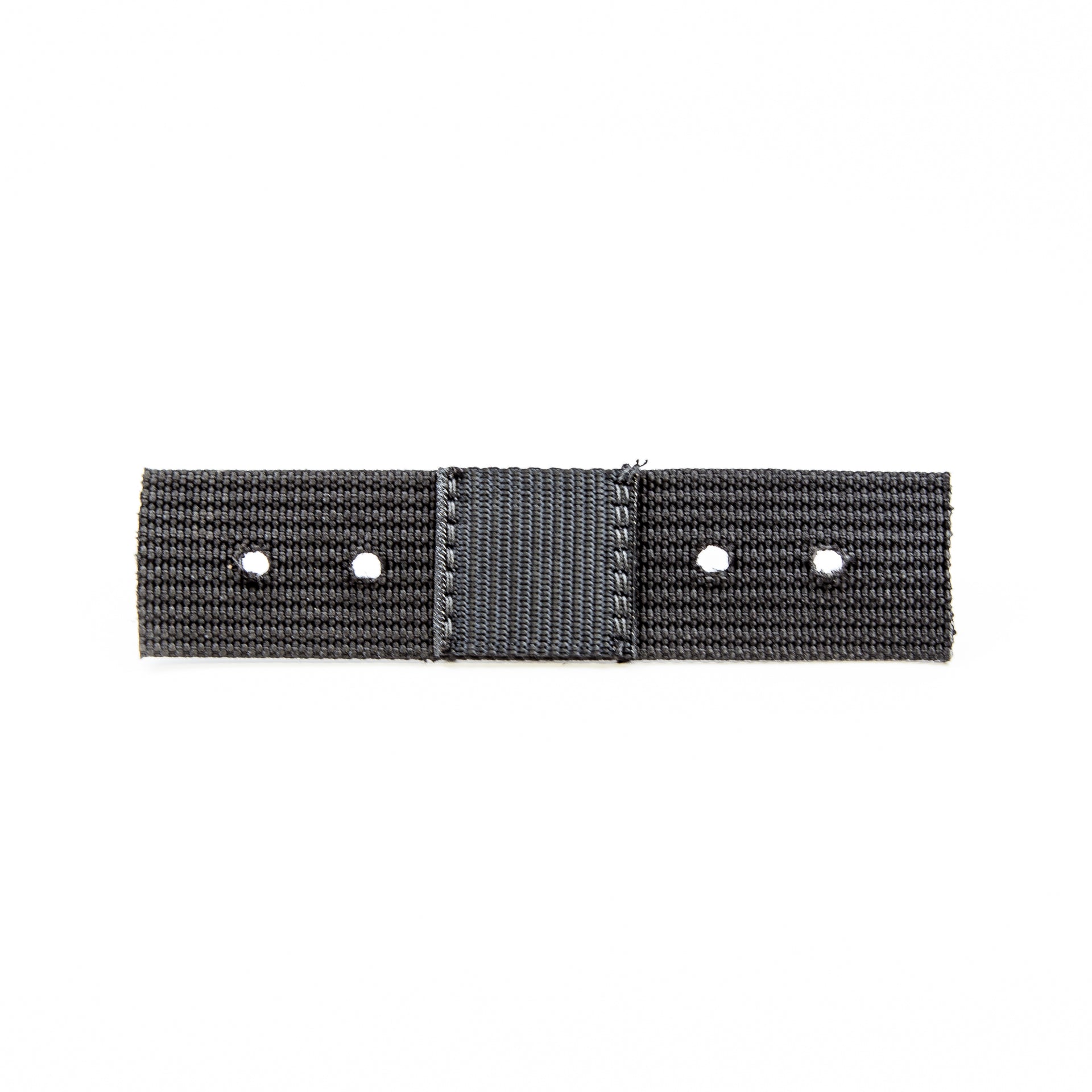 Black Roller Webbing, 8in x 2in (holes punched & double layered ...